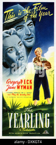 THE YEARLING DIRECTED BY CLARENCE BROWN WITH GREGORY PECK JANE WYMAN ...