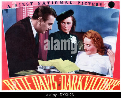DARK VICTORY, George Brent, Geraldine Fitzgerald, Bette Davis, 1939 ...