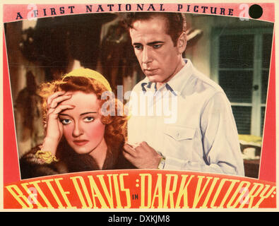 DARK VICTORY, Bette Davis, Humphrey Bogart, 1939 Stock Photo - Alamy