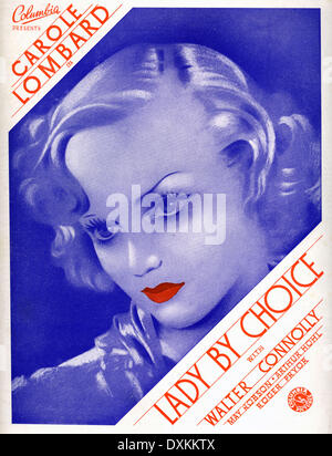 LADY BY CHOICE, Carole Lombard, 1934 Stock Photo - Alamy