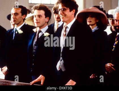 FOUR WEDDING AND A FUNERAL DAVID BOWER, [?], JAMES FLEET, HUGH GRANT ...