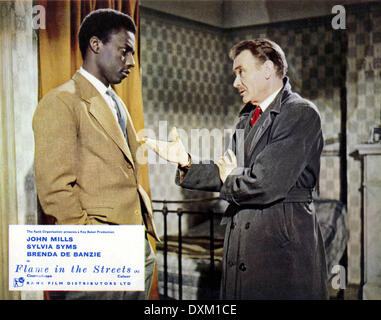 Johnny Sekka & John Mills Film Flame In The Streets (1961) Characters ...