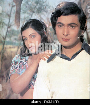 BOBBY RISHI KAPOOR, DIMPLE KAPADIA Date: 1973 Stock Photo - Alamy