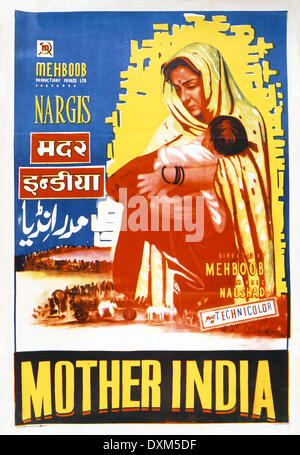 MOTHER INDIA (1957) BHARAT MATA (ALT) POSTER BOLLYWOOD MOTI 001OS Stock ...