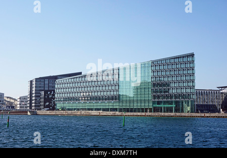 The Aller Media building at Havneholmen pier in Sydhavnen Copenhagen ...