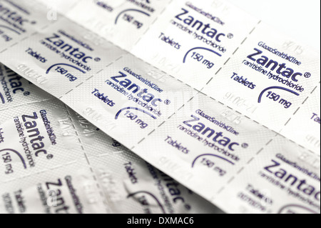 Zantac Heartburn Acid Indigestion Ranitidine tablets box packet remedy ...