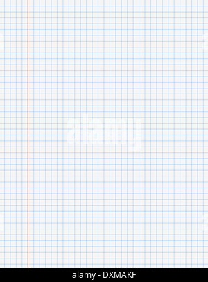 Exercise book paper page with lines Stock Photo - Alamy