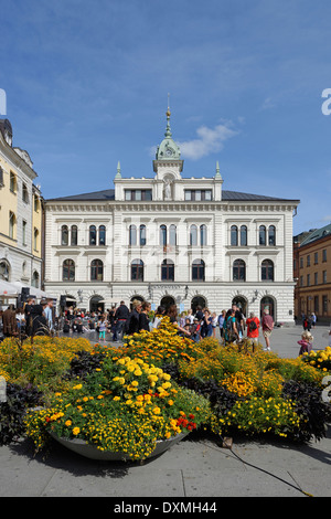 Sweden, Uppsala, City hall at the Stora Torget Stock Photo - Alamy