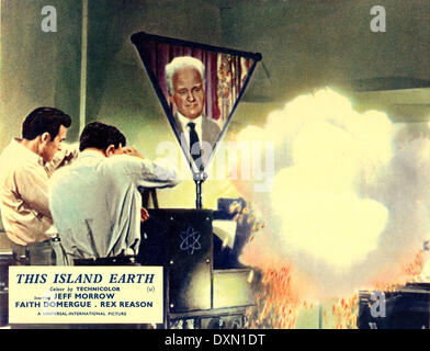 THIS ISLAND EARTH, Rex Reason, Jeff Morrow (on ground), 1955 Stock ...