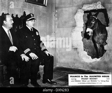 FRANCIS IN THE HAUNTED HOUSE, Ralph Dumke, James Flavin, 1956 Stock ...