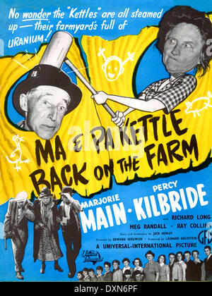 MA AND PA KETTLE BACK ON THE FARM, Percy Kilbride, 1951 Stock Photo - Alamy