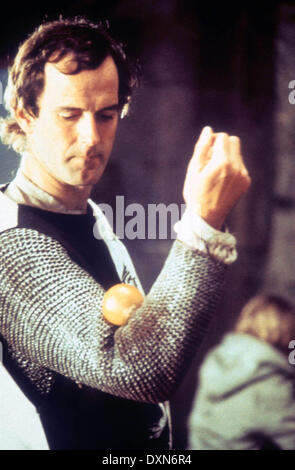 MONTY PYTHON AND THE HOLY GRAIL, John Cleese, taunting King Arthur ...