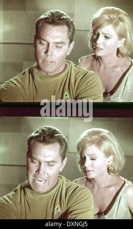 STAR TREK, Susan Oliver, Jeffrey Hunter, Pilot episode: The Cage, 1966 ...