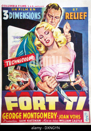 FORT TI, George Montgomery, 1953 Stock Photo - Alamy