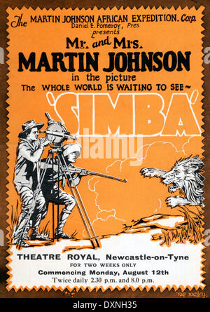 SIMBA The film of the Martin and Osa Johnson four year expedtion into ...