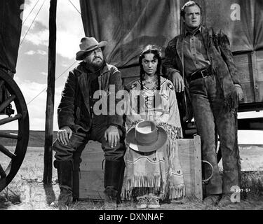 TOMAHAWK aka BATTLE OF POWDER RIVER JACK OAKIE, VAN HEFLIN, SUSAN Stock ...