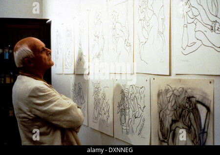 SURVIVING PICASSO, Anthony Hopkins as Pablo Picasso (top), bottom Stock ...