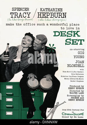 Spencer Tracy, Katharine Hepburn, "Desk Set" (1957). Photo credit: 20th ...