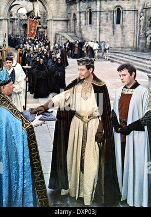 BECKET [BR / US 1964] RICHARD BURTON as Thomas A Becket, PETER O'TOOLE as Henry II BECKET Date ...