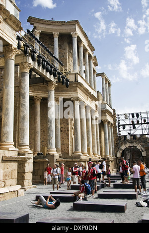 The Roman Theater of Merida Stock Photo - Alamy