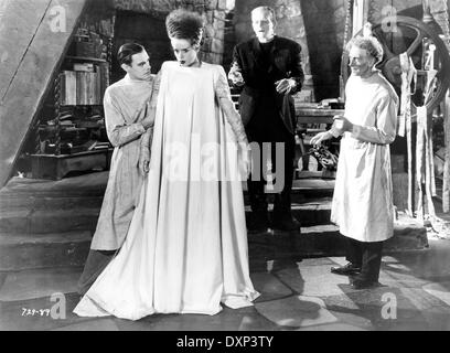 COLIN CLIVE, ELSA LANCHESTER, BORIS KARLOFF, ERNEST THESIGER, BRIDE OF ...