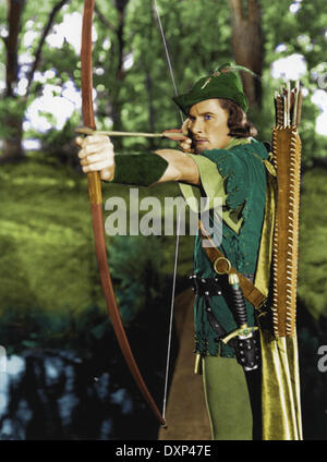 THE ADVENTURES OF ROBIN HOOD [US 1938] Errol Flynn as Robin Hood Date ...