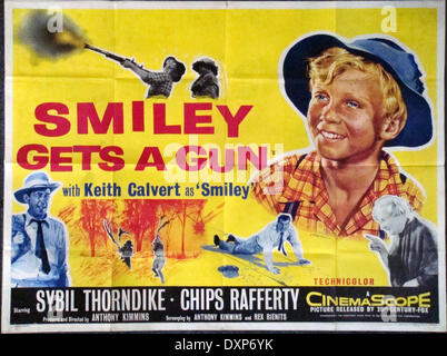 SMILEY GETS A GUN Stock Photo - Alamy
