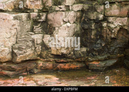 Quarry for pipestone, used to make Native American pipes, Pipestone ...