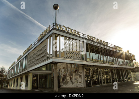 Berlin, DDR, the Cafe Moskau in the Karl-Marx-Allee Stock Photo - Alamy