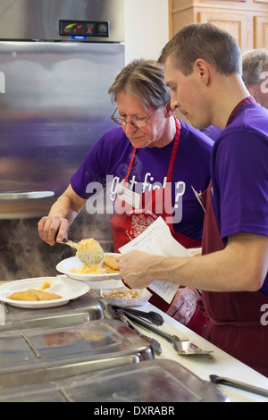 Friday Evening Fish Fry During Lent at Catholic Church Stock Photo - Alamy