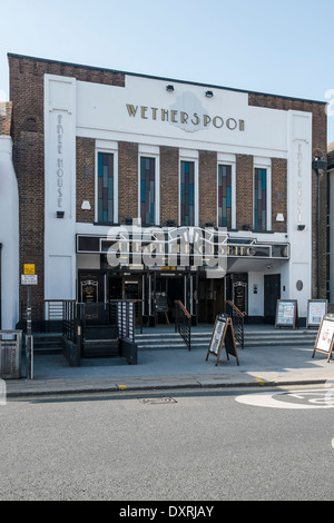 The Peter Cushing public house in Whitstable, converted from the old Oxford Cinema Stock Photo ...