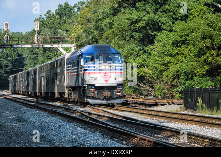 VRE MP36PH-3C Locomotive No 64 passing Clifton, Virginia Stock Photo - Alamy