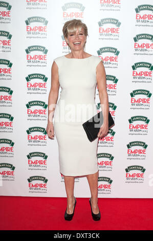 Actress Emma Thompson poses for photographers upon arrival at the ...