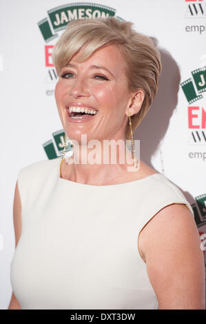 Actress Emma Thompson poses for photographers upon arrival at the ...
