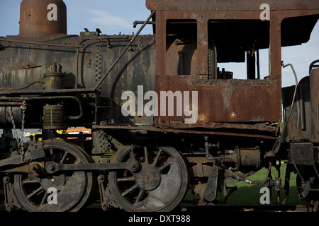 Old rusty abandoned steam locomotive Stock Photo - Alamy