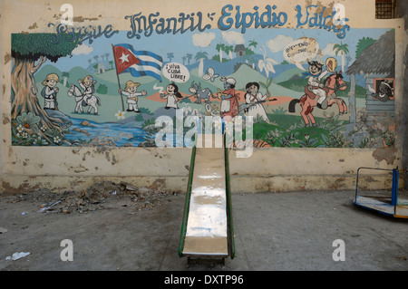 Children's inner city playground. Havana. Cuba Stock Photo - Alamy
