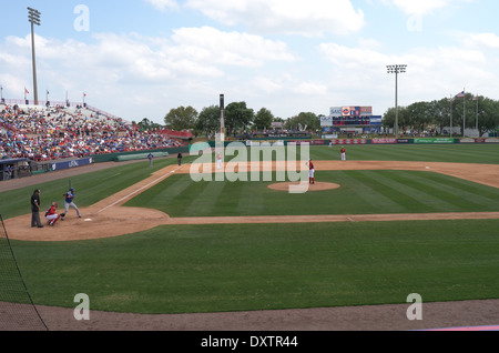 Spring training baseball game at Space Coast Stadium in Viera Beach ...