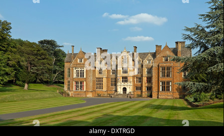 Façade of Wroxton Abbey, a Jacobean house, Wroxton, Oxfordshire ...