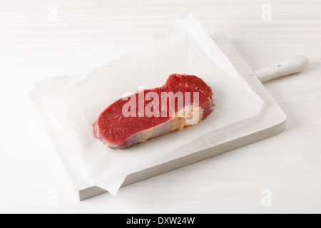 Raw beef entrecote Stock Photo - Alamy