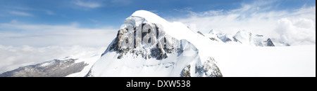 Panoramic view of mount Matterhorn, Canton of Valais, Alps, Switzerland ...