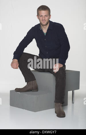 Bo Hansen promoting German ARD TV telenovela 'Rote Rosen' at Briese ...