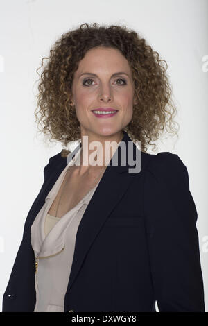 Barbara Lanz promoting German ARD TV telenovela 'Rote Rosen' at Briese ...