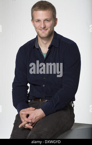 Bo Hansen promoting German ARD TV telenovela 'Rote Rosen' at Briese ...