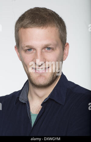 Bo Hansen promoting German ARD TV telenovela 'Rote Rosen' at Briese ...