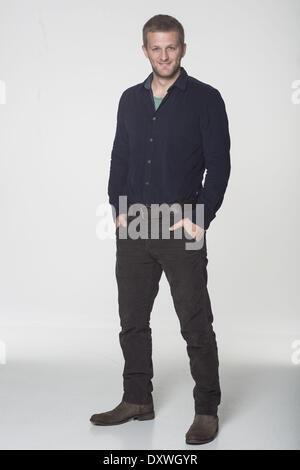 Bo Hansen promoting German ARD TV telenovela 'Rote Rosen' at Briese ...