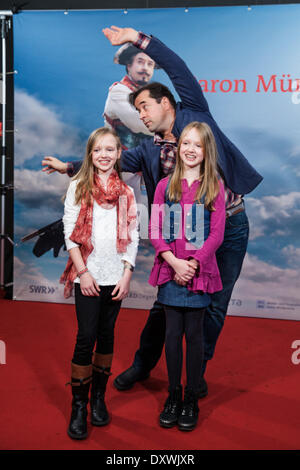 Isabelle and Helen Ottmann promoting the ARD TV mini-series "Baron ...