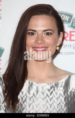 Hayley Atwell arriving for the Into Film Awards at Odeon Luxe ...