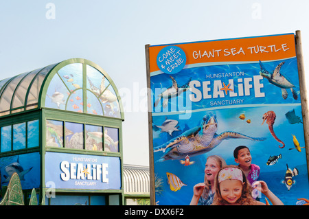 The Sea Life Sanctuary at Hunstanton, Norfolk, England, UK is an ...