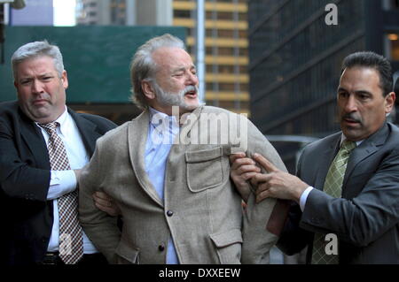 Actor Bill Murray appears in a kidnapping skit for the 'Late Show with ...