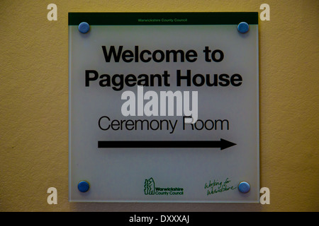 Pageant House Warwick register office gardens Stock Photo - Alamy